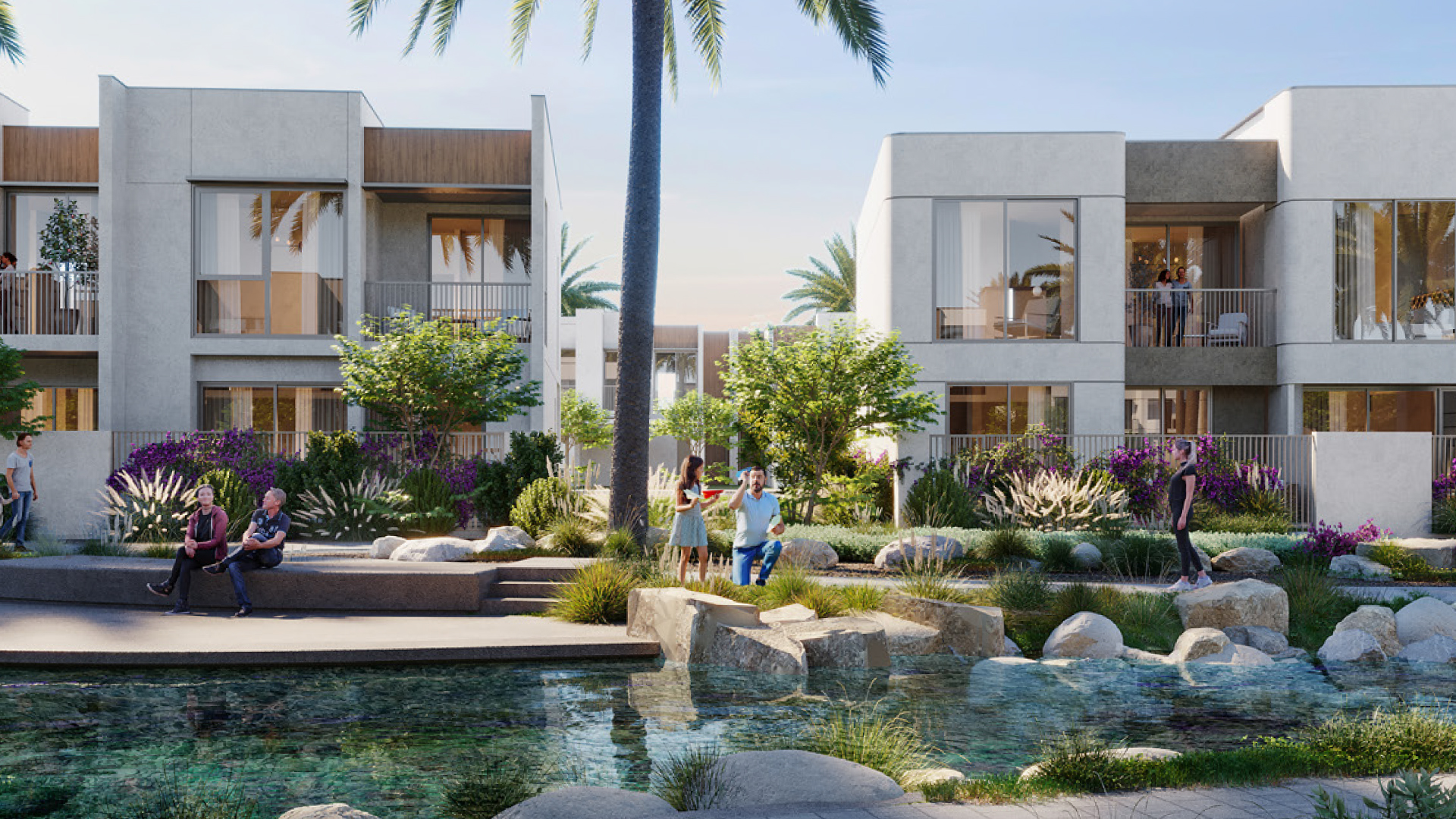 Cape Hayat is a luxury apartment complex on the coast of Hayat Island in Ras Al Khaimah